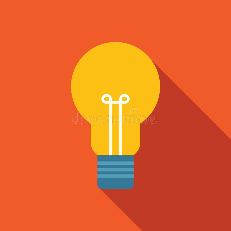 Light Bulb Icon. Vector Illustration Decorative Design Stock Vector ...