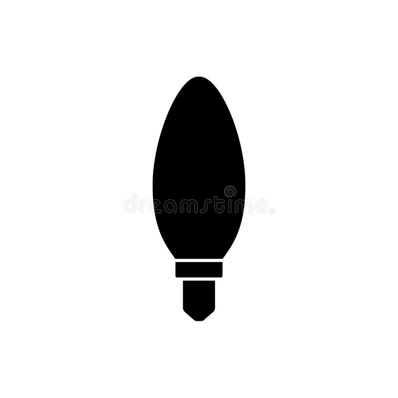 Light bulb icon. Vector. stock illustration. Illustration of isolated ...