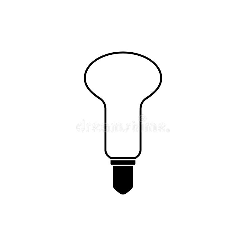 Light bulb icon. Vector. stock illustration. Illustration of electric ...