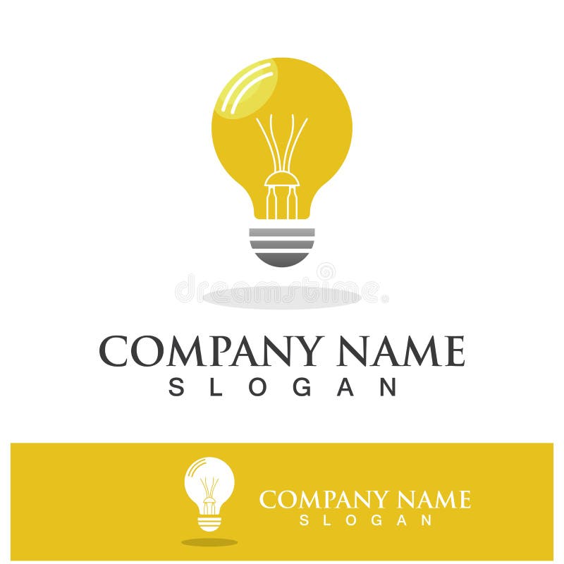 Simple Light Bulb Icon Vector Symbol Illustration Stock Vector ...