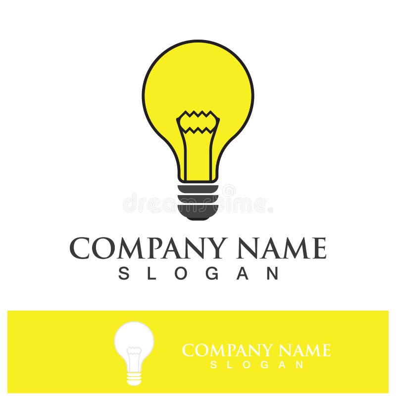 Simple Light Bulb Icon Vector Symbol Illustration Stock Vector ...