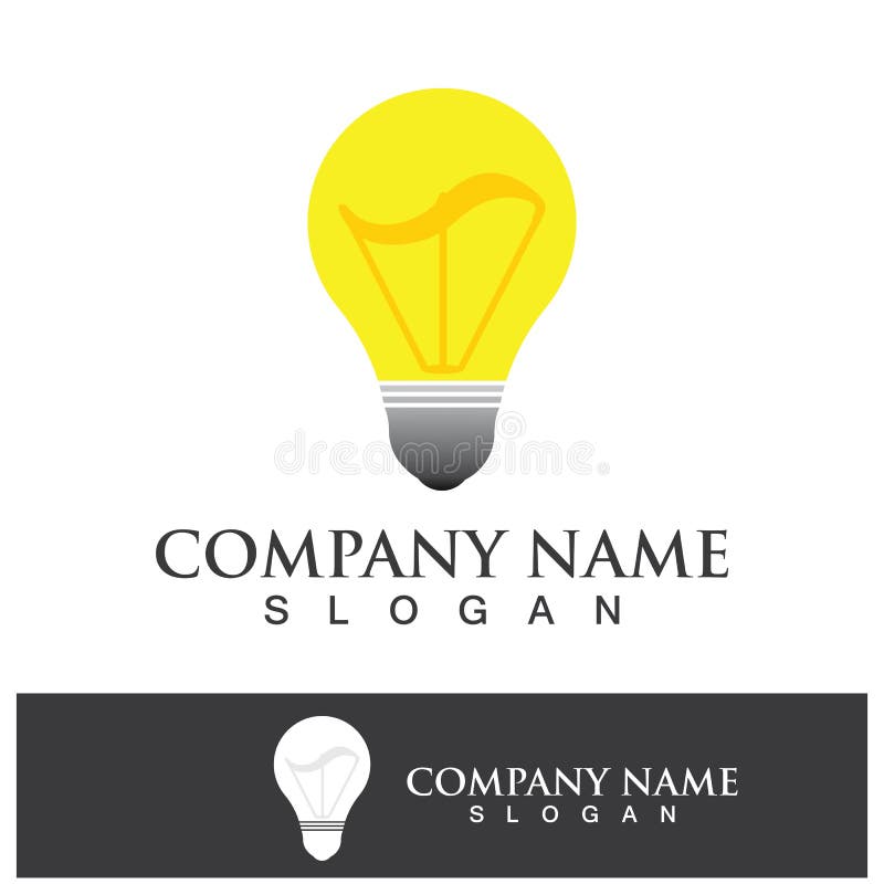 Simple Light Bulb Icon Vector Symbol Illustration Stock Vector ...