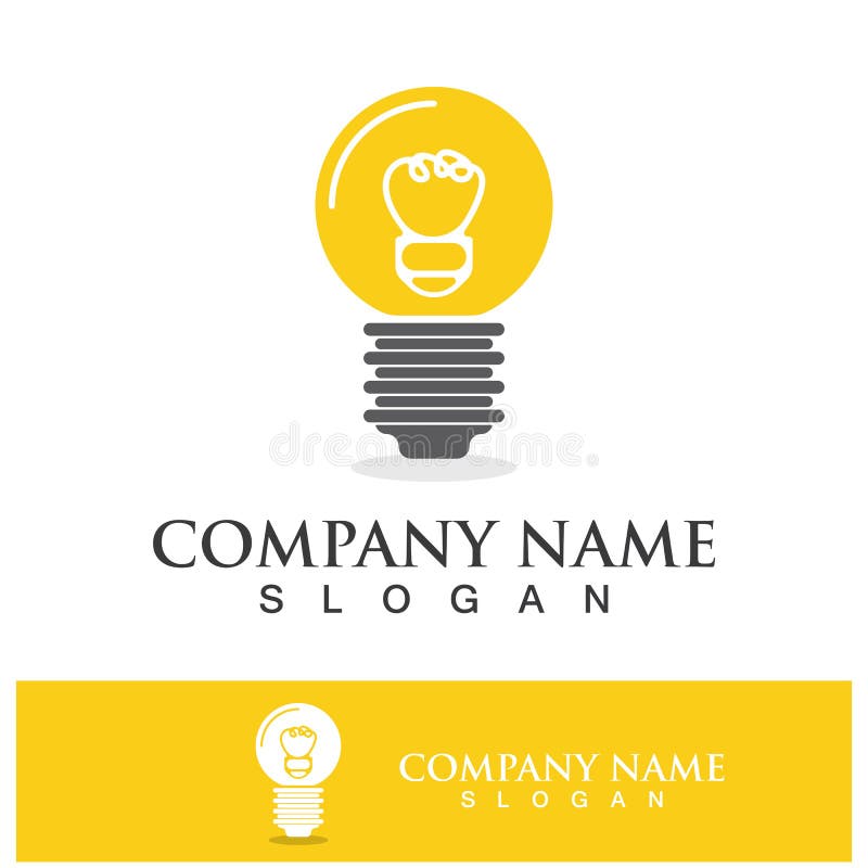 Simple Light Bulb Icon Vector Symbol Illustration Stock Vector ...