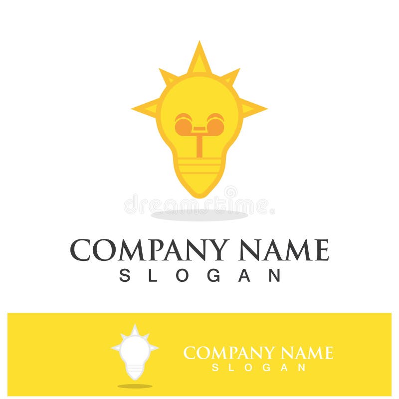 Simple Light Bulb Icon Vector Symbol Illustration Stock Vector ...