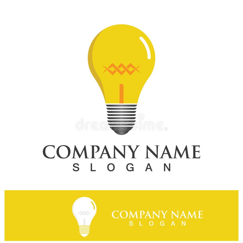 Simple Light Bulb Icon Vector Symbol Illustration Stock Vector ...