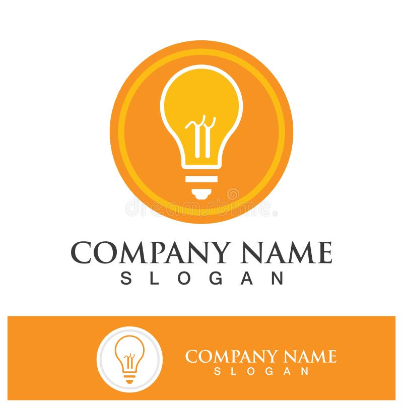 Simple Light Bulb Icon Vector Symbol Illustration Stock Vector ...