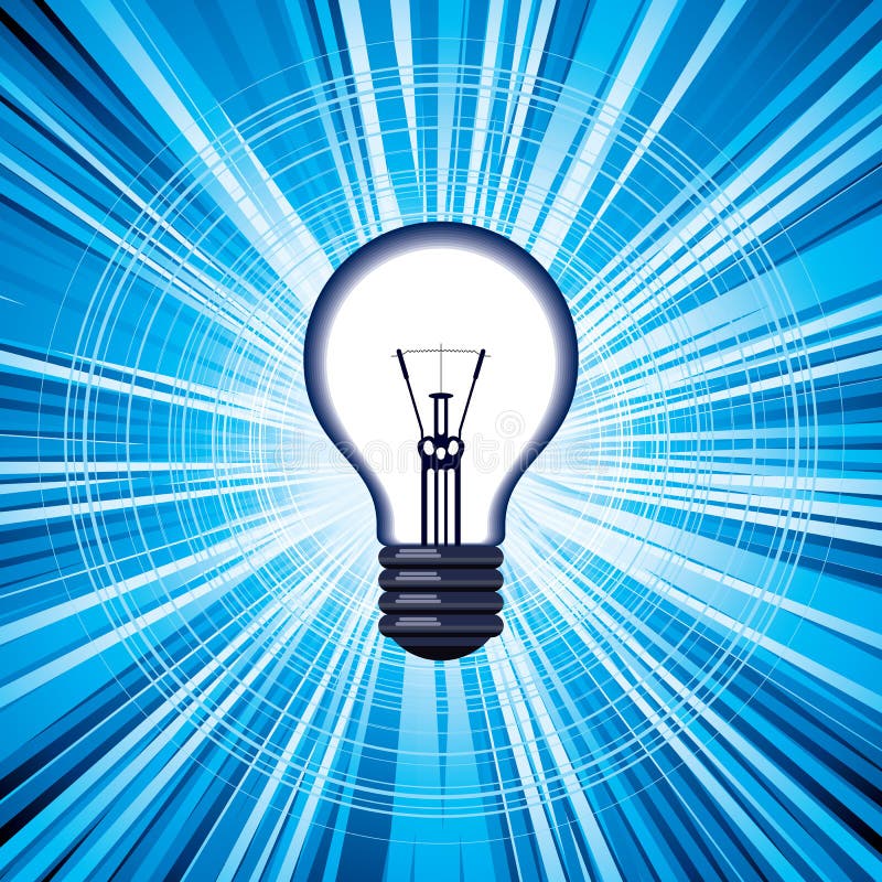 Light bulb idea stock vector. Illustration of electricity - 28431918