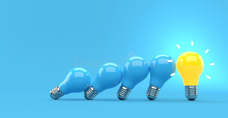 Light bulb idea stock illustration. Illustration of concept - 199434338