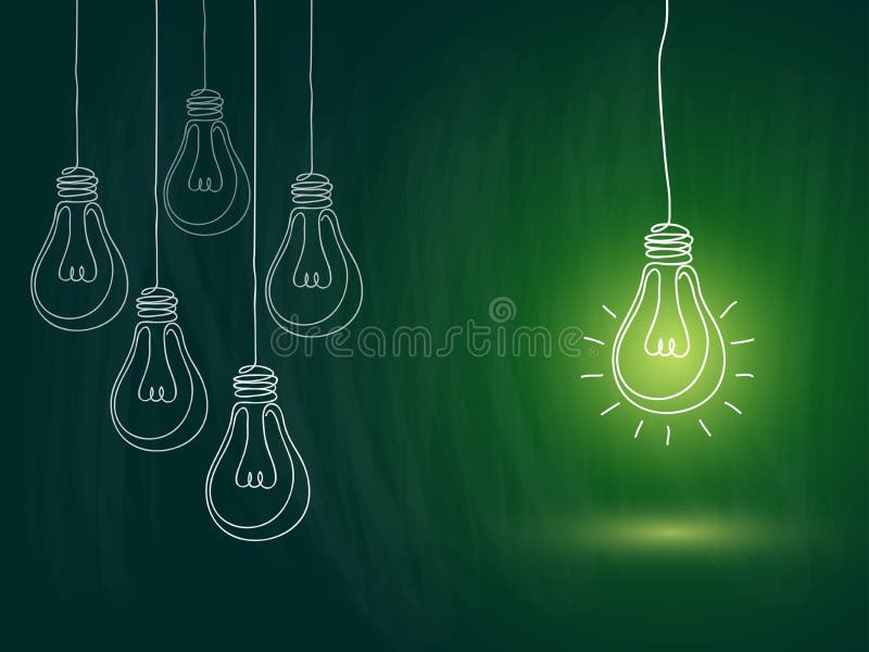 Light bulb idea stock vector. Illustration of lightbulb - 42233247