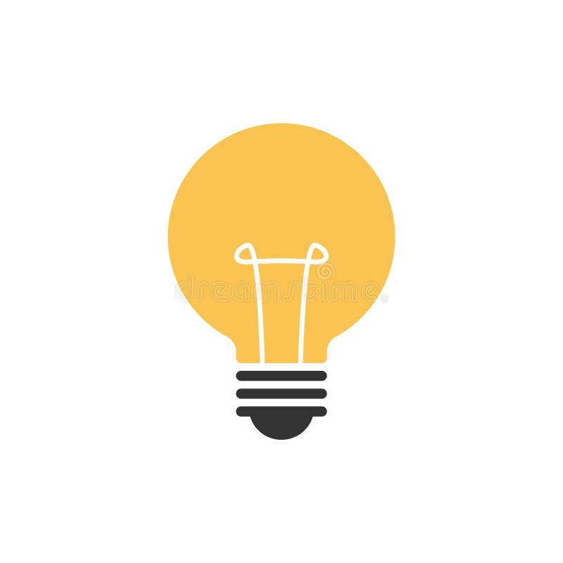 Light Bulb, Idea Concept Vector Illustration in Cartoon Stock Vector ...