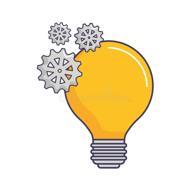 Light Bulb Idea Gears Team Work Stock Illustration - Illustration of ... Light Bulb Idea Gears Team Work Stock Illustration - Illustration of ...