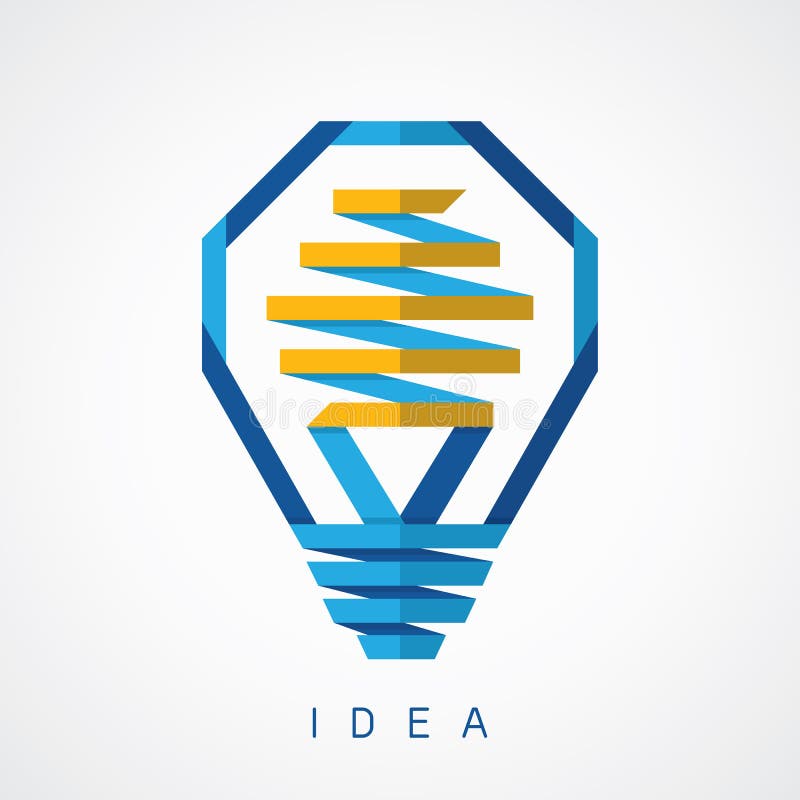Creative Light Bulb and the Best Idea Concept Stock Vector ...