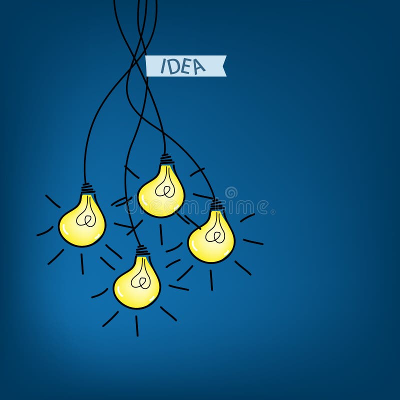 Light bulb idea stock vector. Illustration of creativity - 36243235