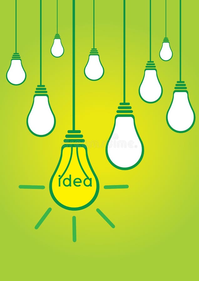 Light bulb idea stock vector. Illustration of concepts - 49167258