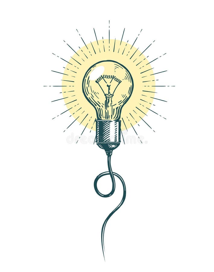 Light Bulb Symbol. Electricity, Innovation, Idea Vector Stock Vector ... Light Bulb Symbol. Electricity, Innovation, Idea Vector Stock Vector ...