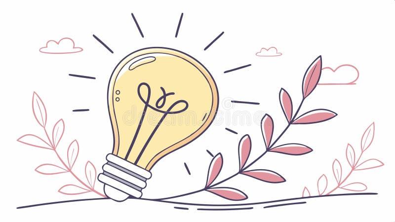 Light Bulb Idea, Innovation and Creative Thinking Vector Design ...