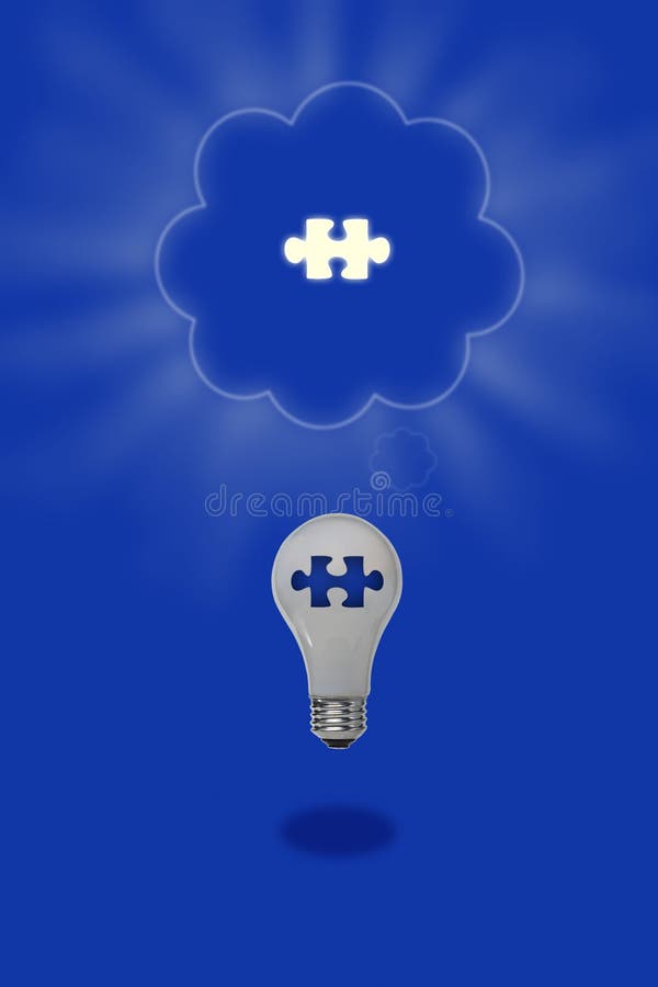 Light bulb stock illustration. Illustration of piece - 41771676