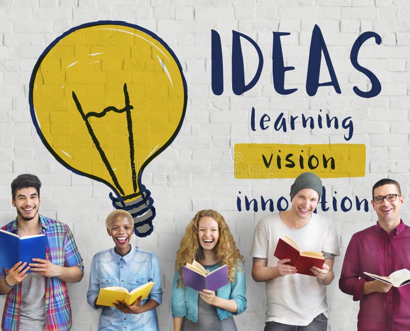 Creativity Innovation Ideas Business Solutions Stock Photo - Image of ...