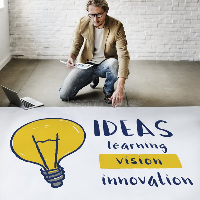 Creativity Innovation Ideas Business Solutions Stock Photo - Image of ...