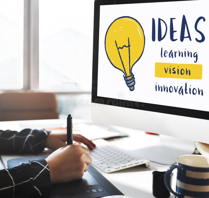 Light Bulb Ideas Creativity Innovation Invention Concept Stock Photo ...