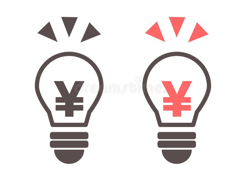 Light Bulb Illustration Regarding Electricity Bill Increase Decrease Stock Illustration ...