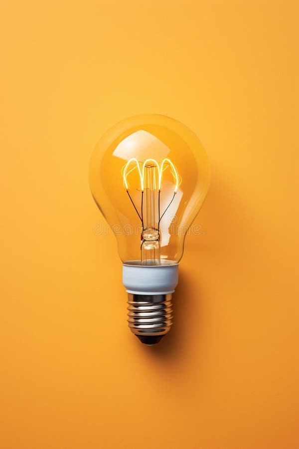 Light Bulb Innovation and Creativity Concept, Electric Lightbulb ...