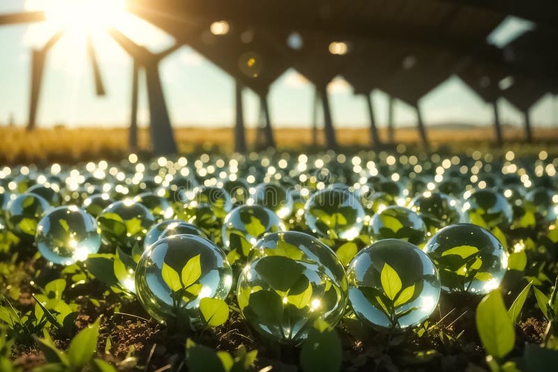 Light Bulb Inside Sprout Protection Conservation Power Electricity ...