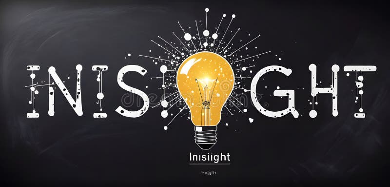 Light Bulb Insight Graphic stock photo. Image of insight - 309351960