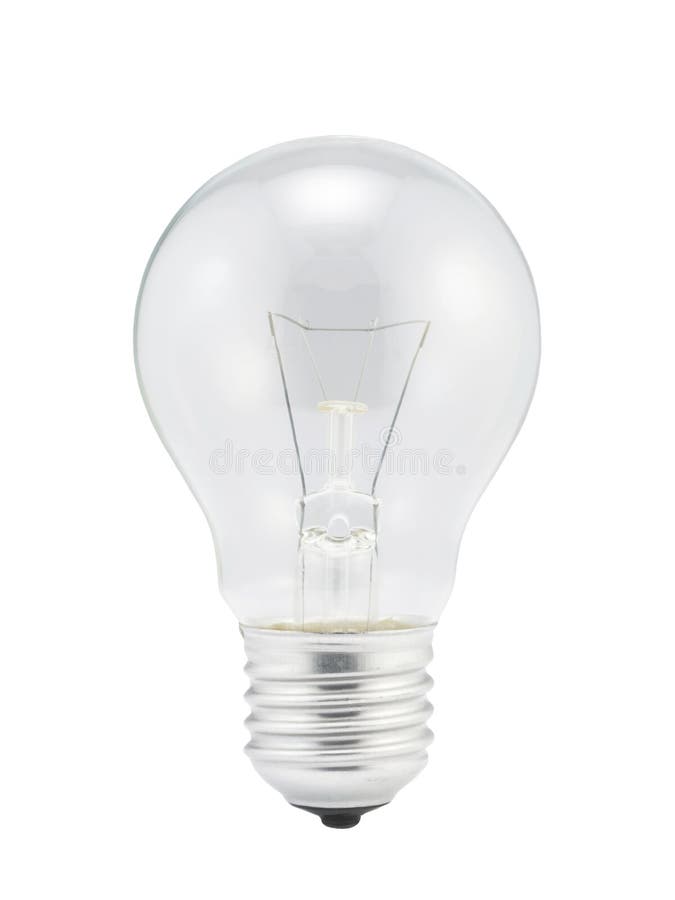 Light bulb isolated stock image. Image of vertical, light - 35646637