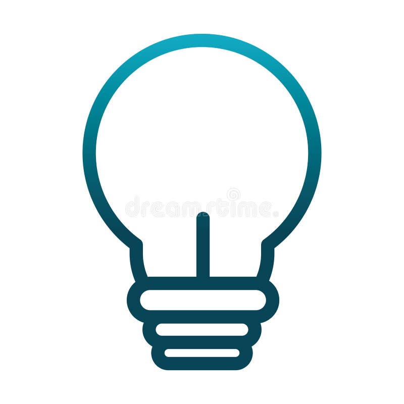Light Bulb Laboratory Science and Research Gradient Style Icon Stock ...