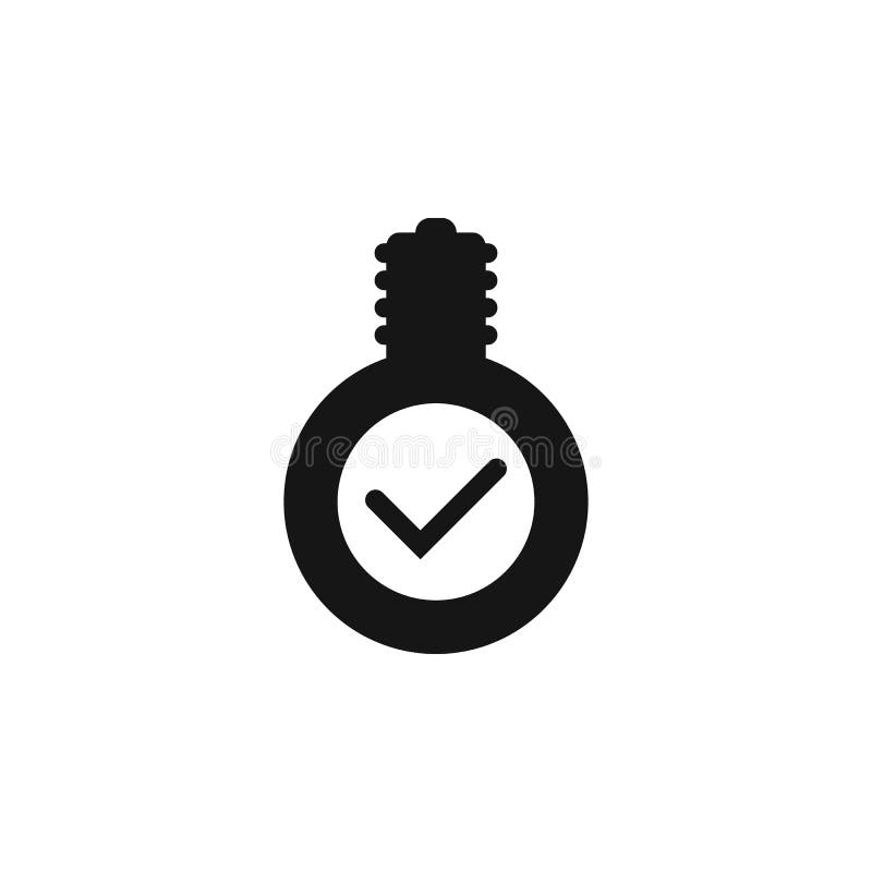 Light Bulb Lamp Icon Sign Symbol VEctor Icon, Light Bulb Lamp Icon Sign ...