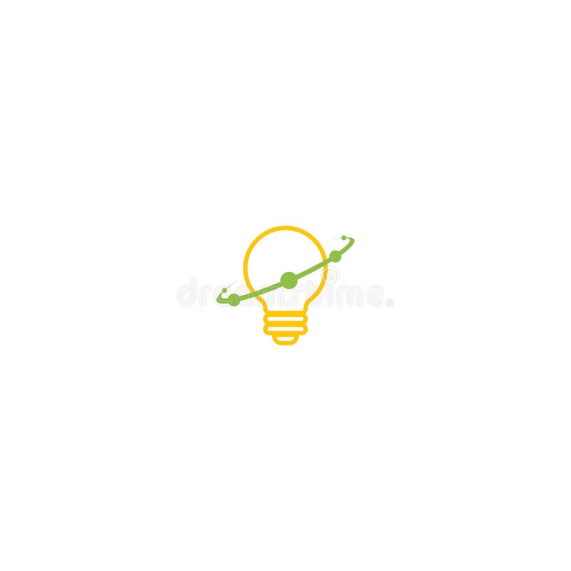 Light Bulb Lamp Idea Logo Icon Stock Vector - Illustration of isolated ...
