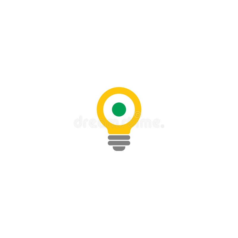 Light Bulb Lamp Idea Logo Icon Stock Vector - Illustration of electric ...