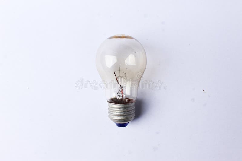Light Bulb Lamp Image Creativity Single Object with Isolated Background ...