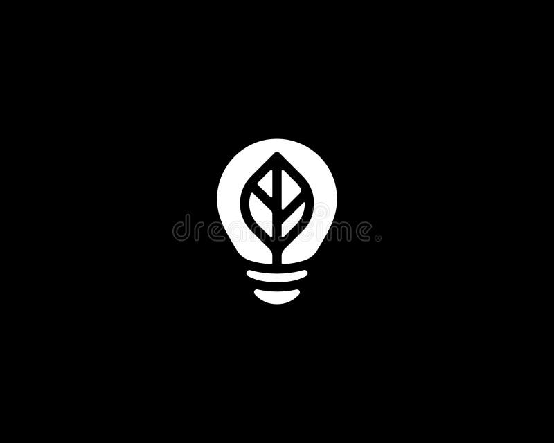 Light Bulb with Leaf Inside Logo. Green Energy Sign. Eco Concept ...