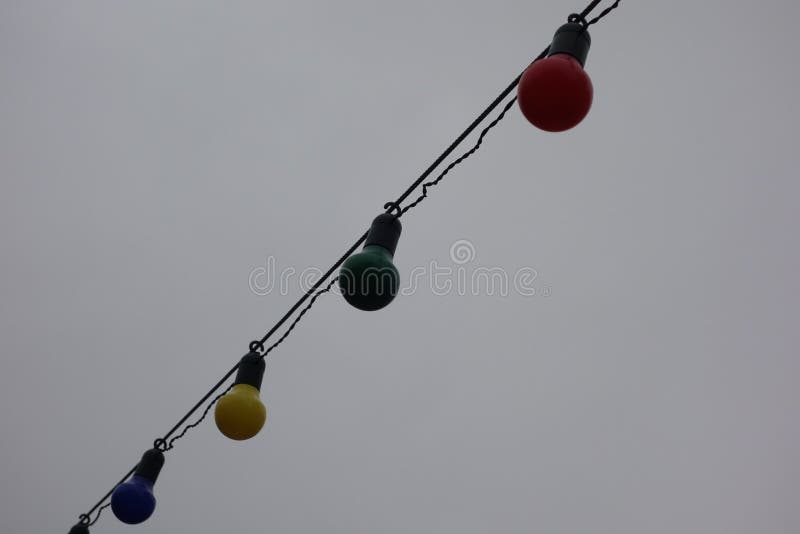 Light Bulb for Lighting in Building Stock Photo - Image of landscape ...