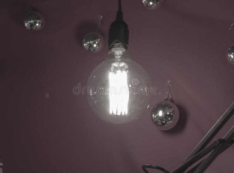 Light Bulb for Lighting in Building Stock Image - Image of apartment ...