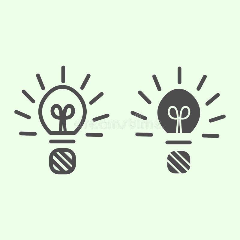 Solid Light Bulb Icon Stock Illustrations – 2,824 Solid Light Bulb Icon ...