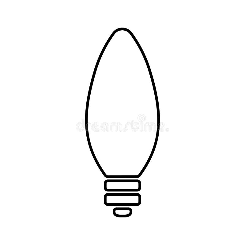 Light Bulb Linear Icon Isolated. Bulb Vector Icon Stock Vector ... Light Bulb Linear Icon Isolated. Bulb Vector Icon Stock Vector ...
