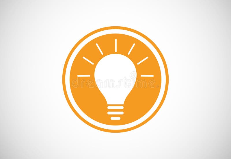 Light Bulb Logo Design, Vector Design Concept Stock Illustration ...