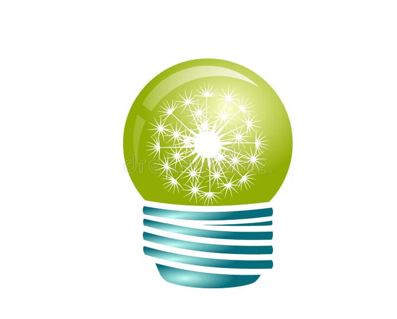 Unique Light Bulb Logo Brand Stock Illustration - Illustration of ...