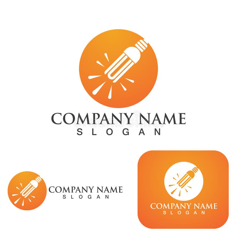 Light Bulb Logo Symbol Icon Stock Vector - Illustration of technology ...
