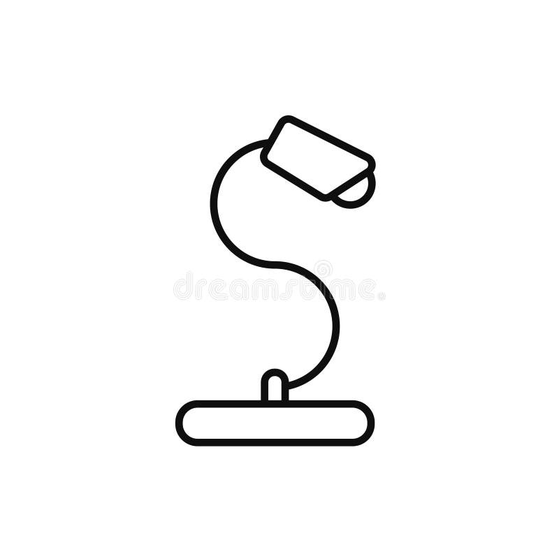 Lamp Vector Linear Icon. Vector Lamp. Light Bulb Logo Vector. a Simple ...