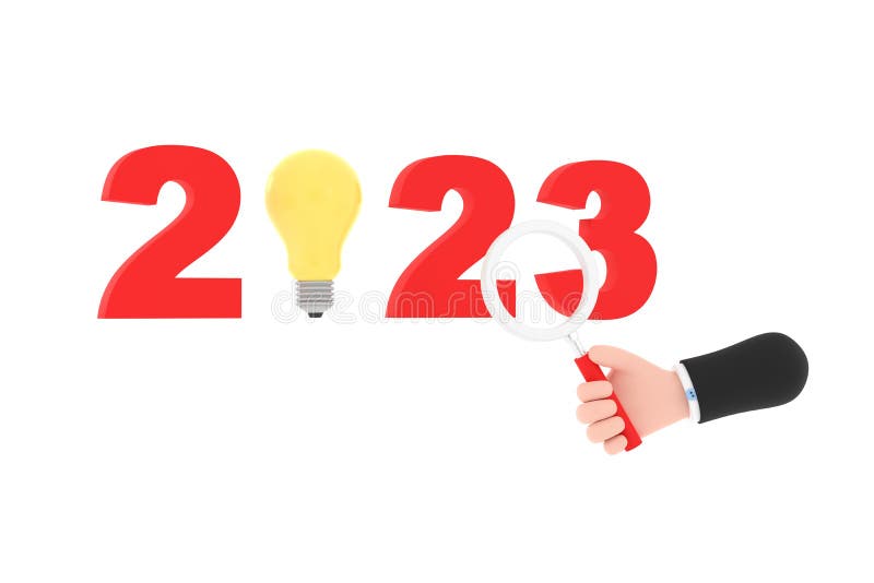 Light Bulb and Magnifying Glass. Finding or Searching Ideas Concept on ...