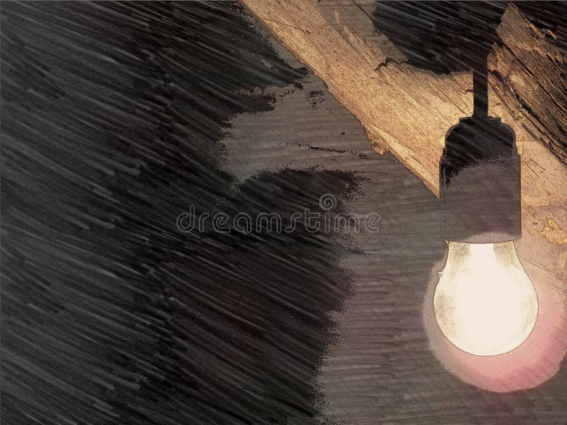 The Light Bulb that Means the Idea. Stock Photo - Image of background ...