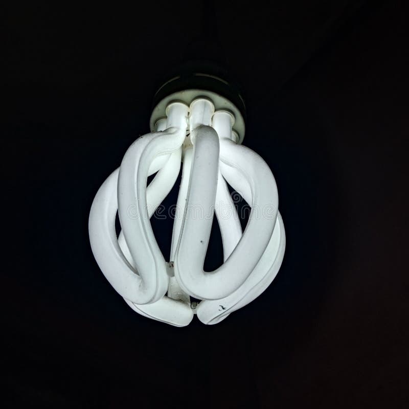 A Light Bulb Mounted on the Wall Stock Image - Image of mounted, shine ...