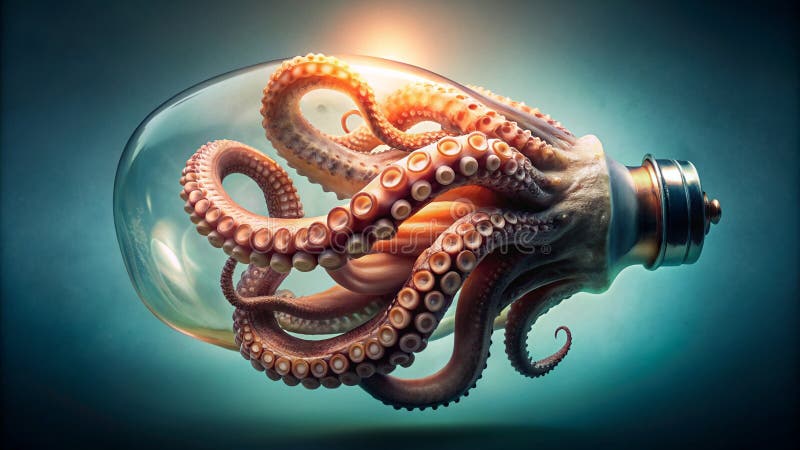 Light Octopus Stock Illustrations – 2,677 Light Octopus Stock ...