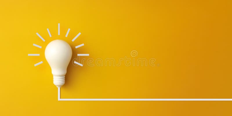 Light Bulb, Idea Innovation Concept Stock Image - Image of glowing ...