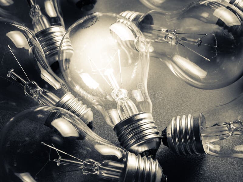 Light bulb stock photo. Image of closeup, creative, glass - 42580208
