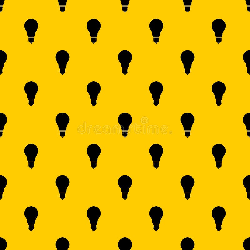 Light bulb pattern vector stock vector. Illustration of idea - 148435530